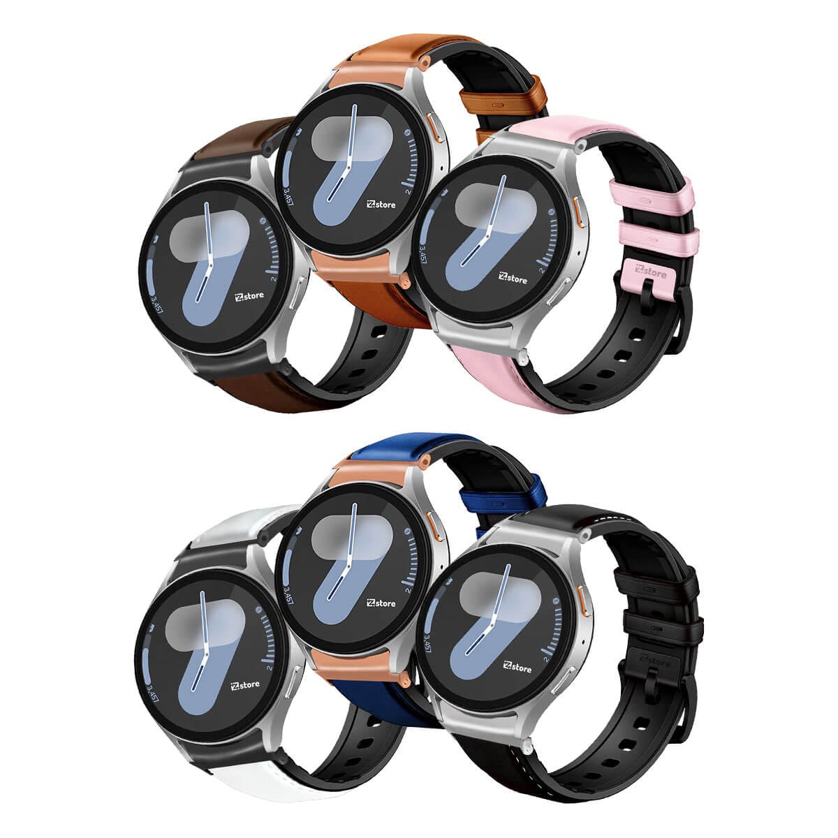 Correa de Cuero Para Samsung Galaxy Watch Ultra con One Click ...